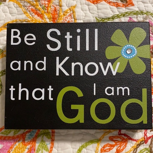 Wall Decor | Be Still And Know That I Am God Wall Decor Measurements ...